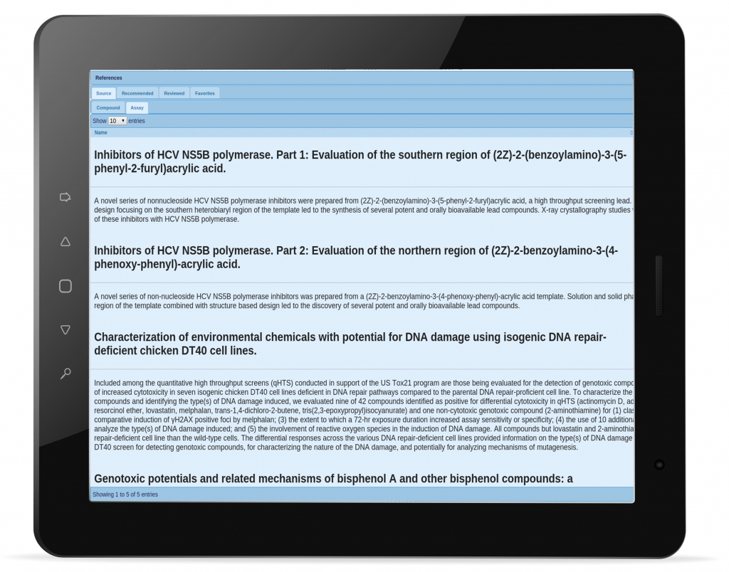 literature_screen - IOMICS DISCOVERY